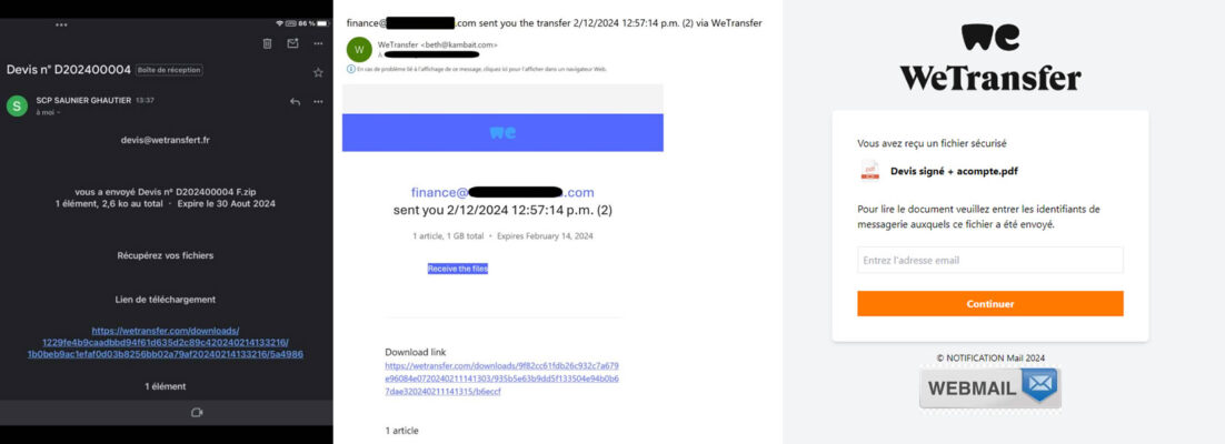 Attention au phishing WeTransfer : Une menace ciblée pour les ...